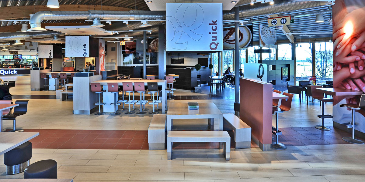 Tegels voor Autogrill Quick Restaurant