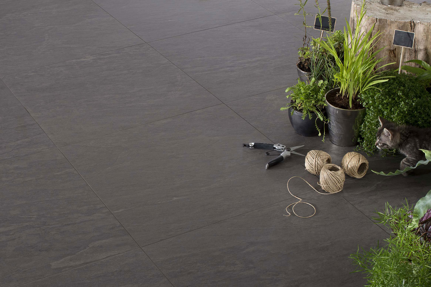 Antraciet Tegels voor Terras | Donkergrijze Tegels voor Balkon